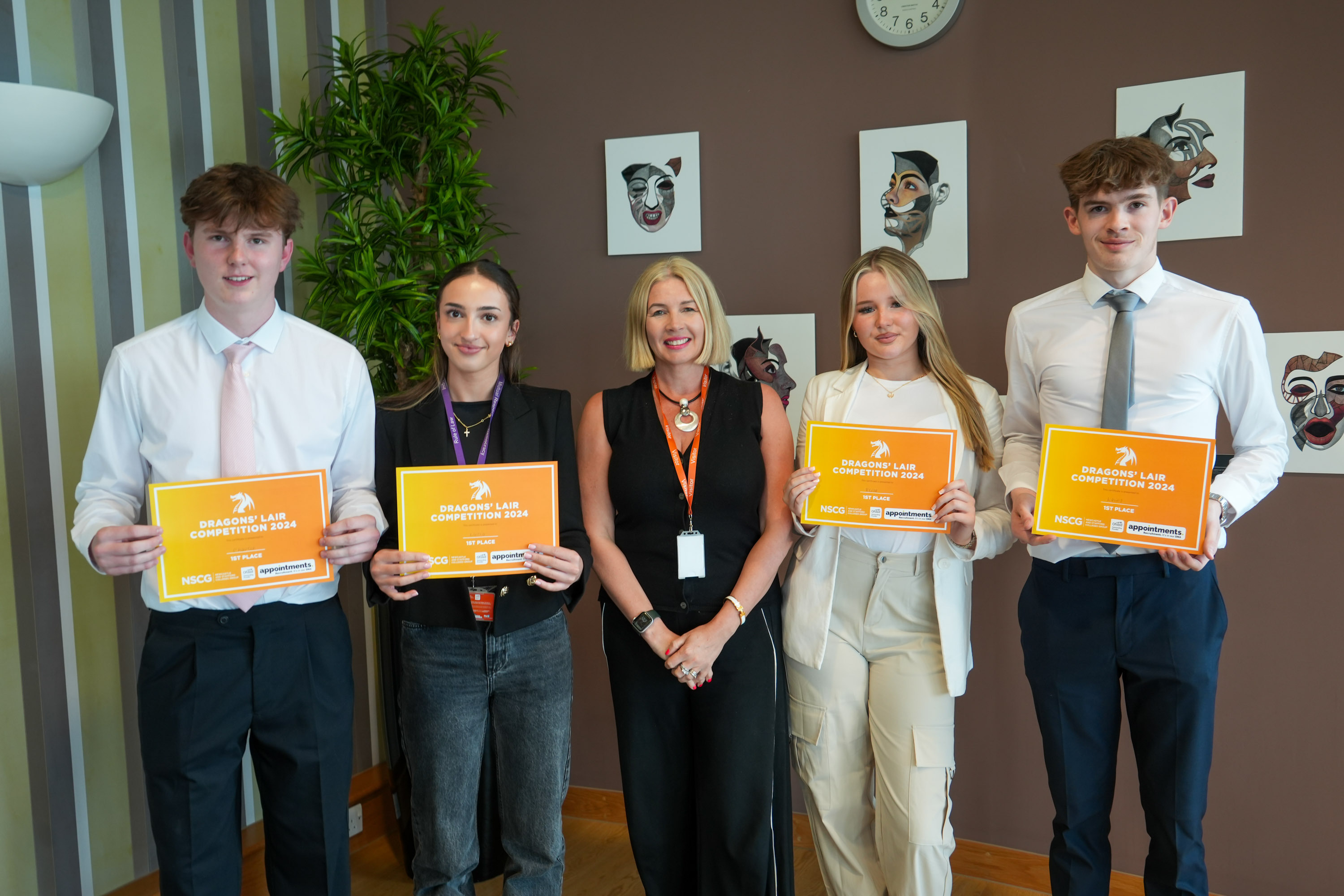 NSCG Business students enter the Dragon’s Lair | NSCG