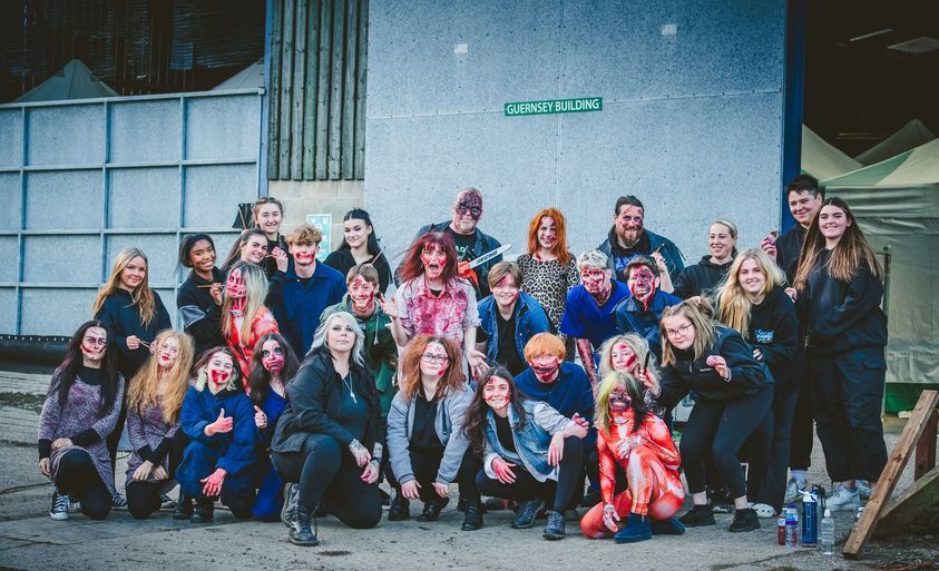 Students given unique chance to try their hand at special effects scare ...